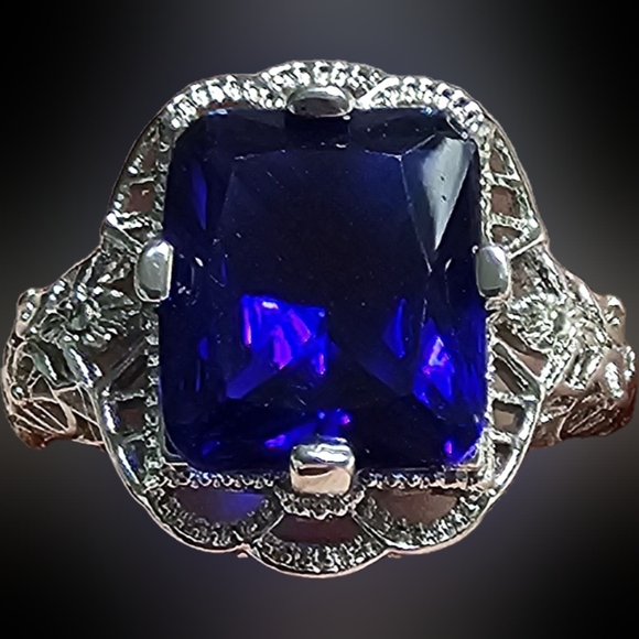 Jewelry | Deep Blue Ring 7 34 | Poshmark